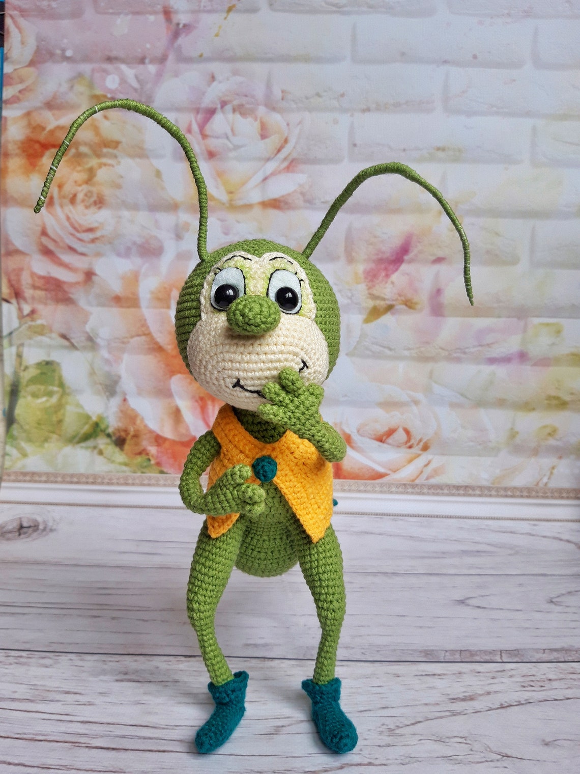 Grasshopper Crochet Pattern / Amigurumi Insect Toy - Etsy Australia