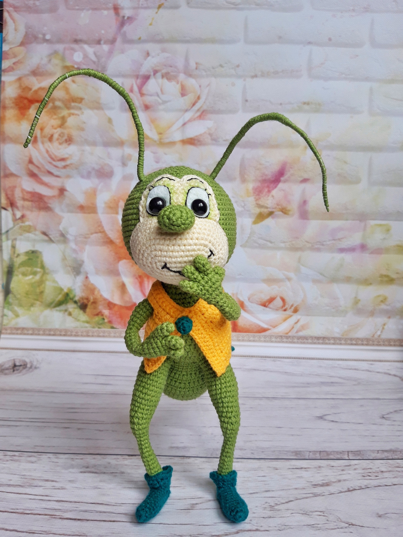 Grasshopper Crochet Pattern / Amigurumi Insect Toy - Etsy