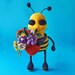 Bee Crochet Pattern Bumblebee Amigurumi Insect Toy - Etsy