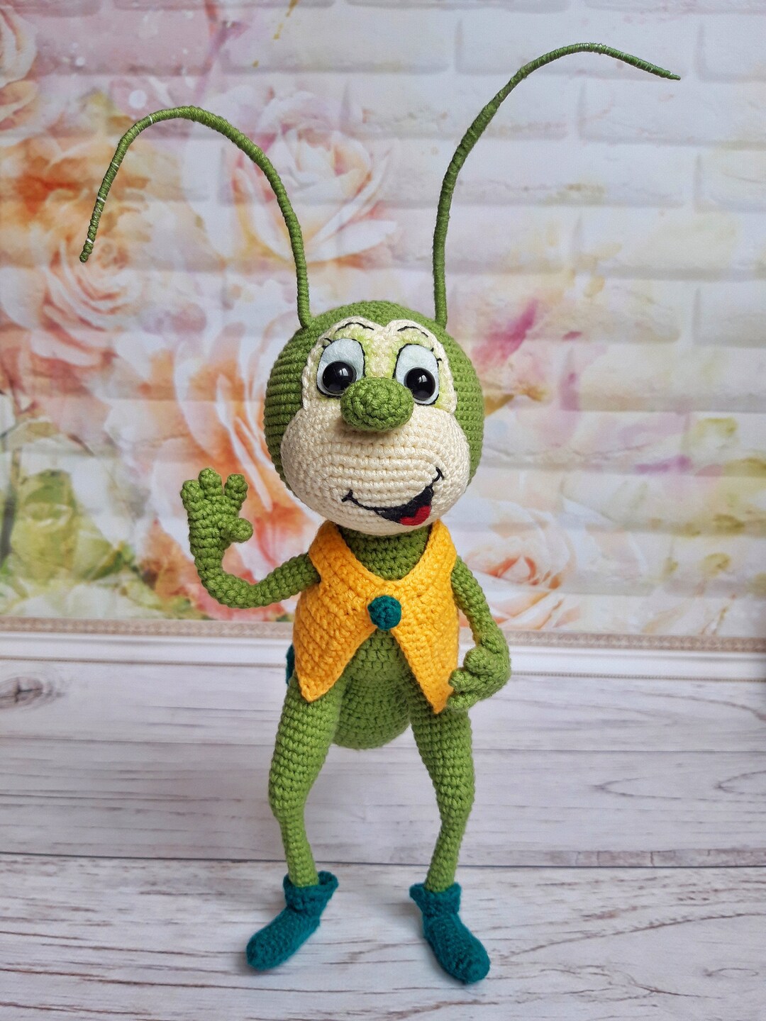 Grasshopper Crochet Pattern / Amigurumi Insect Toy - Etsy