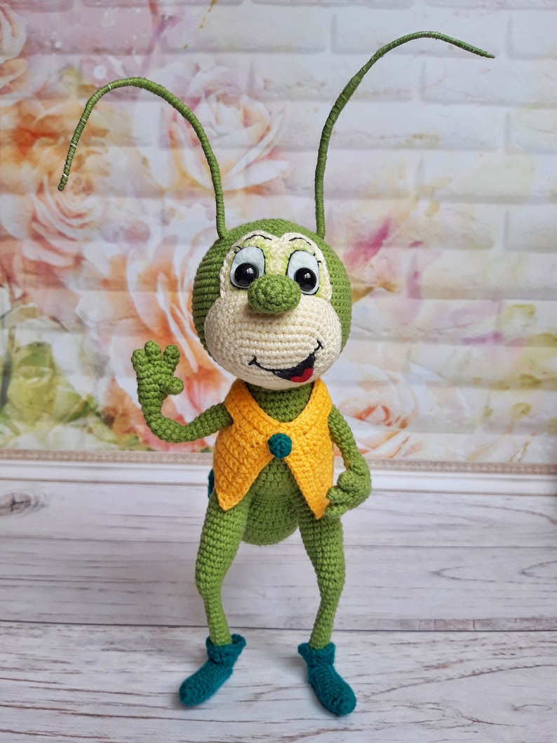 Grasshopper Crochet Pattern / Amigurumi Insect Toy - Etsy Australia