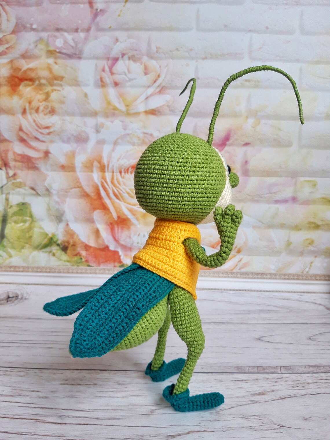 Grasshopper Crochet Pattern / Amigurumi Insect Toy - Etsy Australia