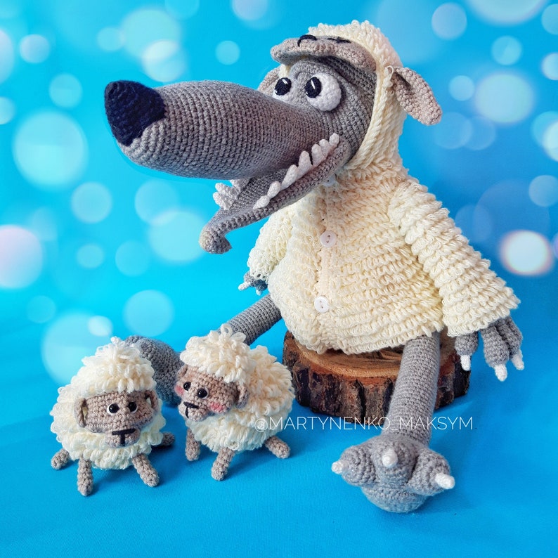 Wolf in Sheep's Clothing / Crochet Pattern Amigurumi - Etsy