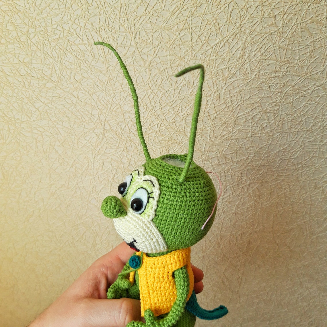Grasshopper Crochet Pattern / Amigurumi Insect Toy - Etsy Australia