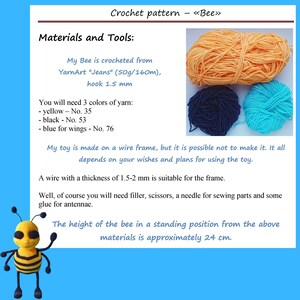 Bee Crochet Pattern – Bumblebee Amigurumi Insect Toy – Cute DIY Plush ...