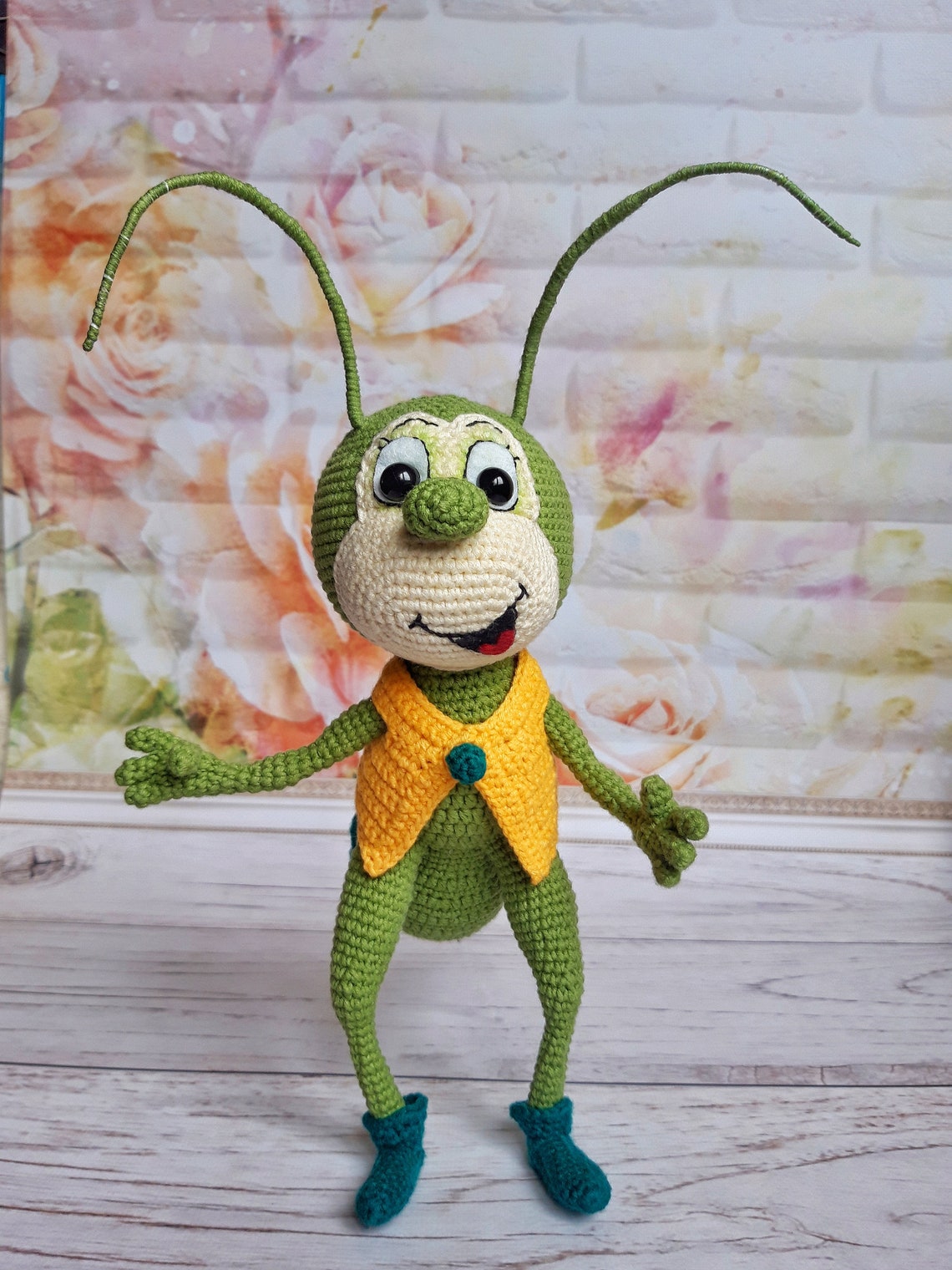 Grasshopper Crochet Pattern / Amigurumi Insect Toy - Etsy Australia