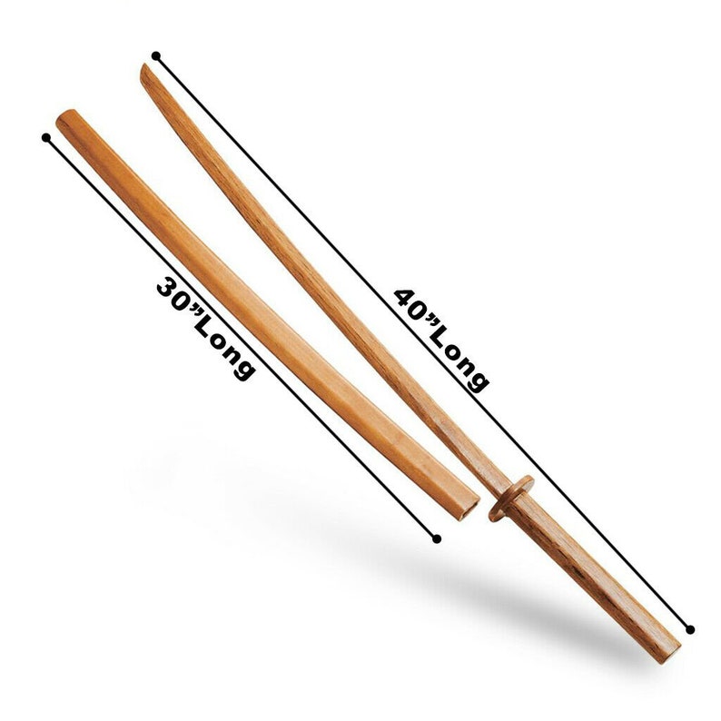 Bokken With Wood Scabbard Red Oak Sword Wooden Samurai Martial Art 29.5 or 40 Boken Daito - Etsy