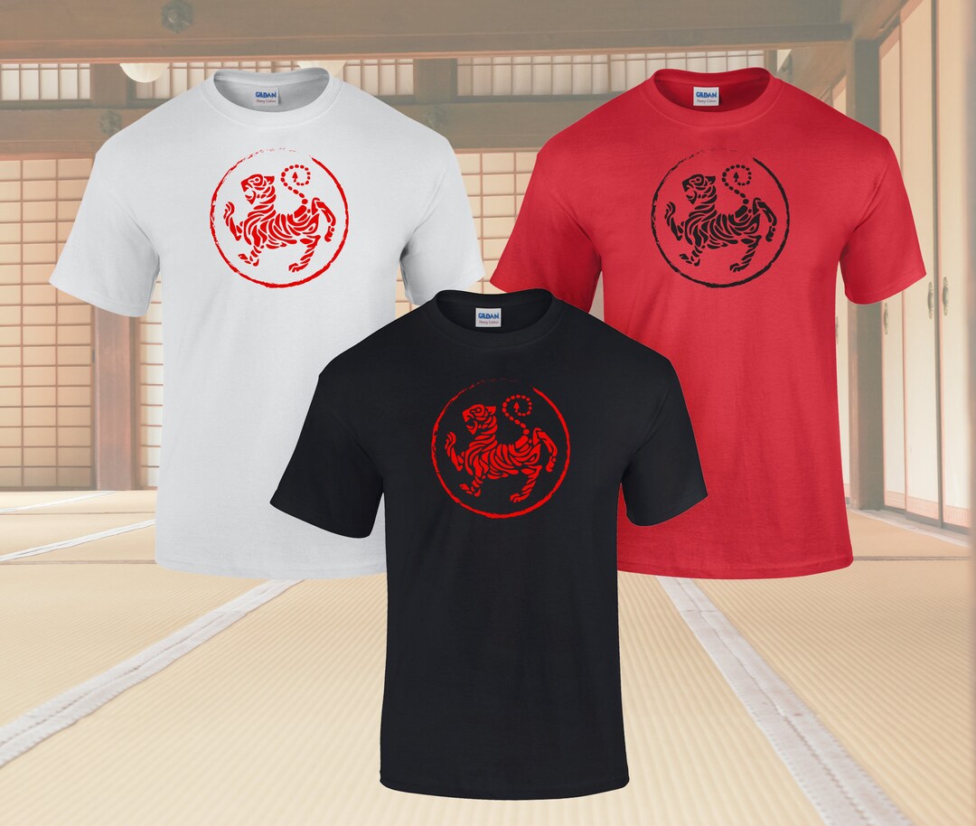 Shotokan Karate T-shirt Karate Shirt Martial Arts Tiger Men's Unisex ...