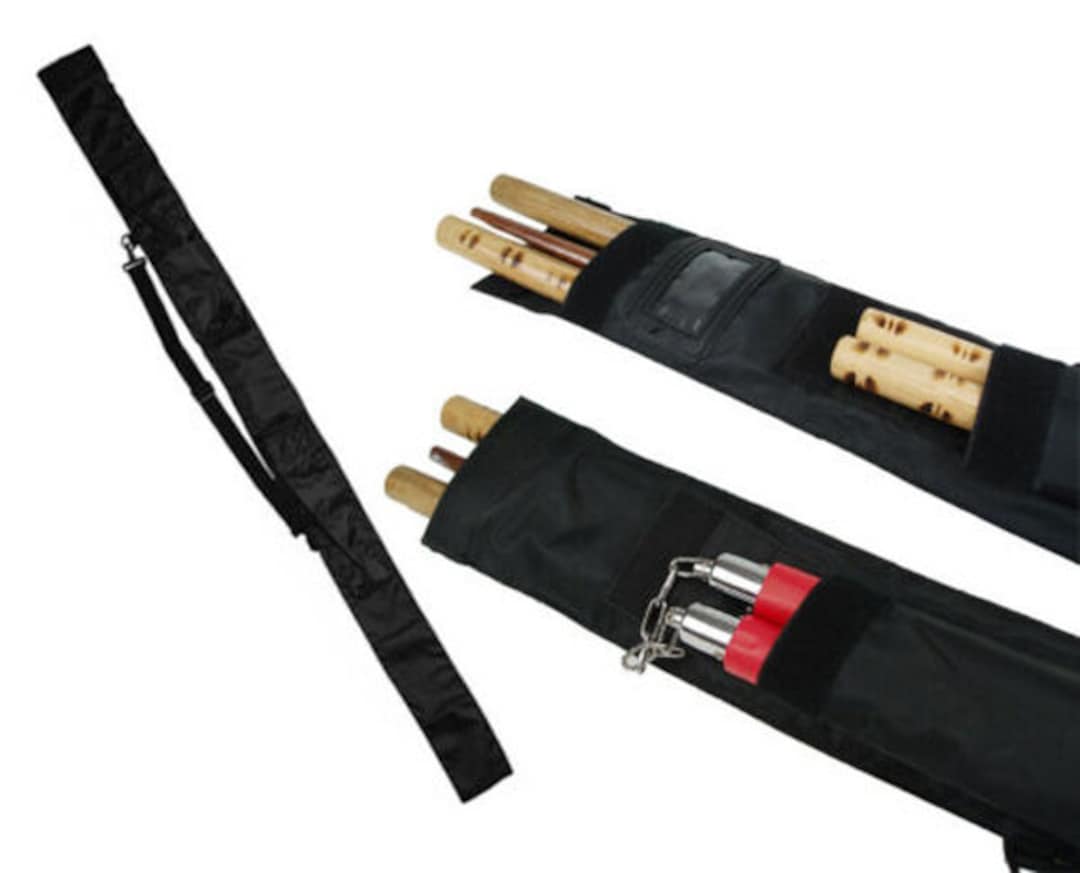 Deluxe Canvas Bo Staff Carrying Case Stick Bag Martial Arts Weapons New ...