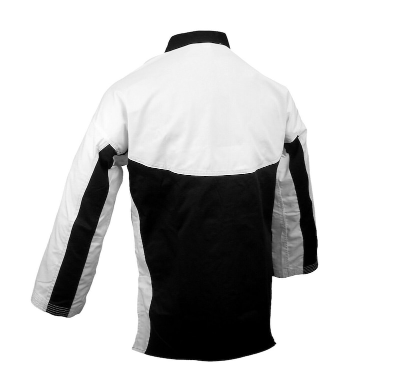 Karate Uniforms Gi Black White Two Tone Uniform Master Instructor ...