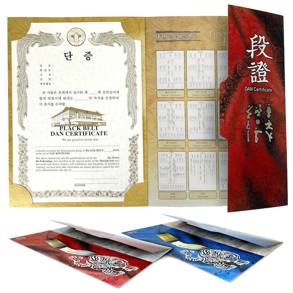 Taekwondo Certificate - Etsy
