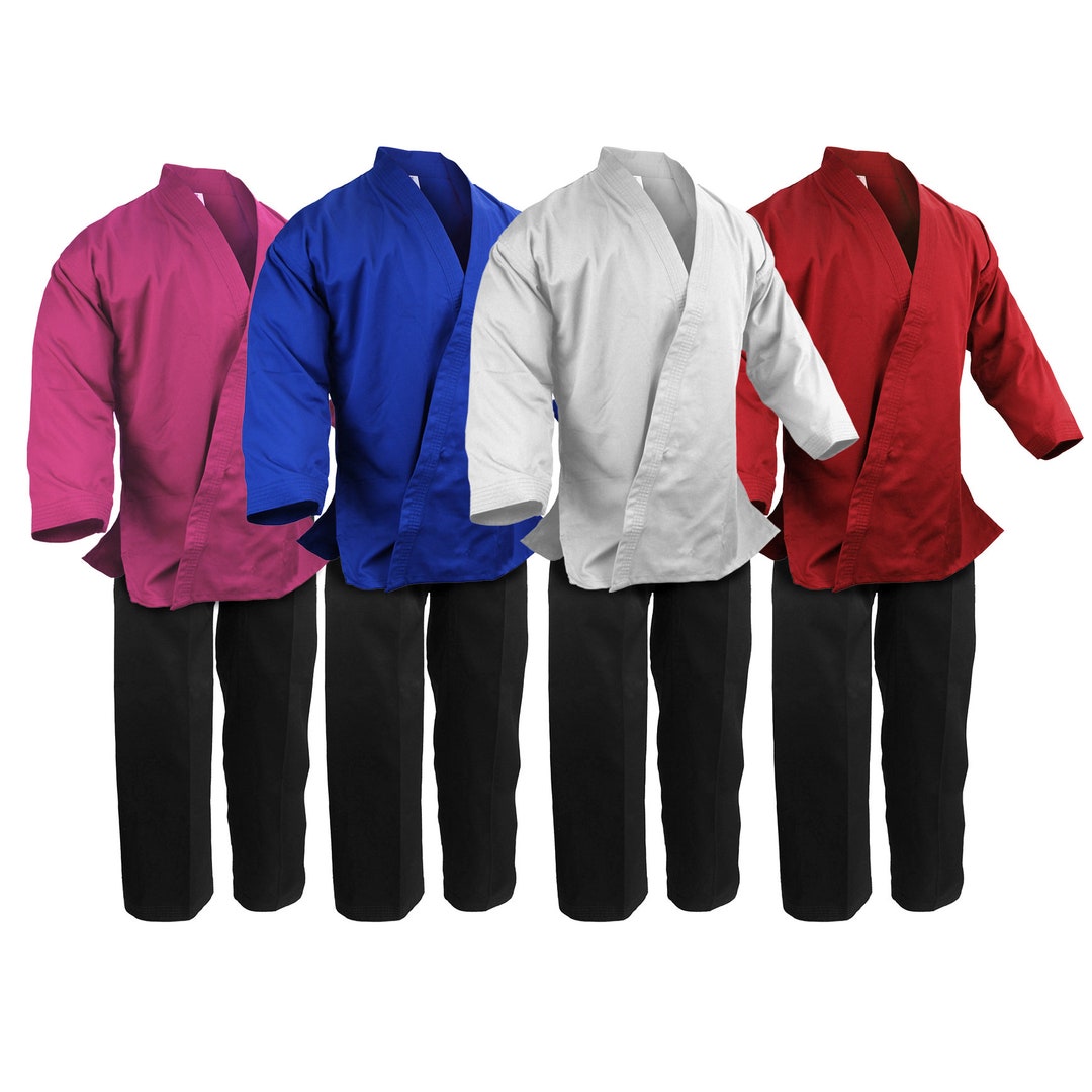 Karate Uniforms Gi With Black Pants, Master Instructor Martial Arts ...