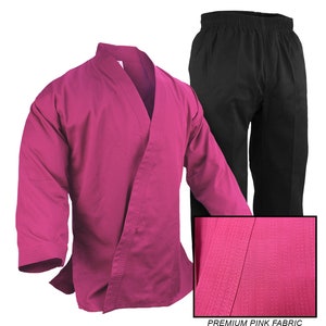 Karate Uniforms Gi With Black Pants, Master Instructor Martial Arts ...