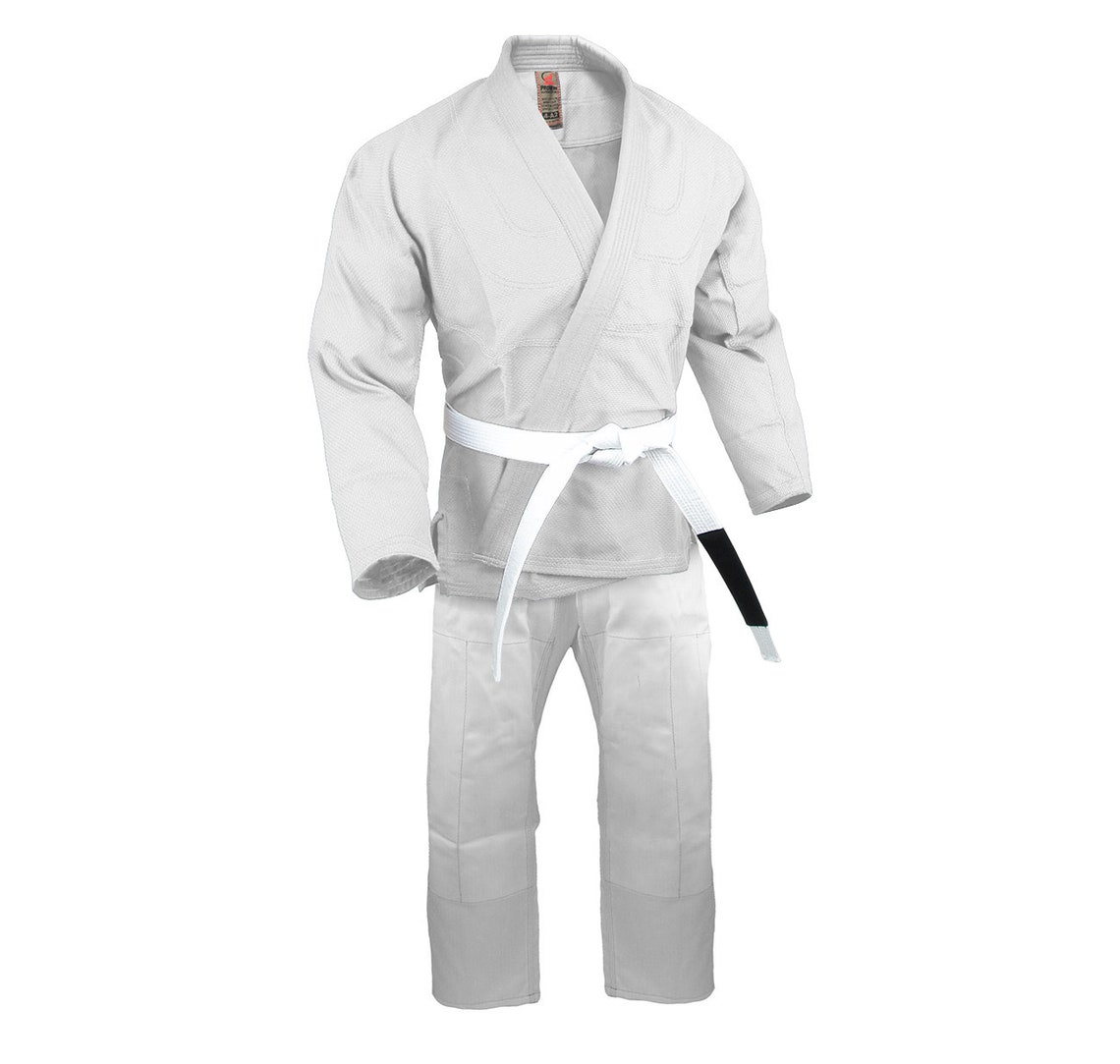 BJJ Gi Kimono 100% Preshrunk Cotton Traditional Brazilian Jiu Jitsu Gi ...