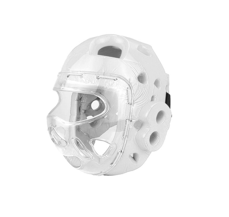 Full Face Headgear Martial Arts Head Guard Gear Sparring Protector With ...