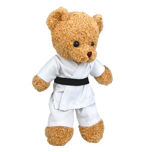 Custom Printed Karate Stuffed Bear Martial Arts Plush Stuffed Animal ...