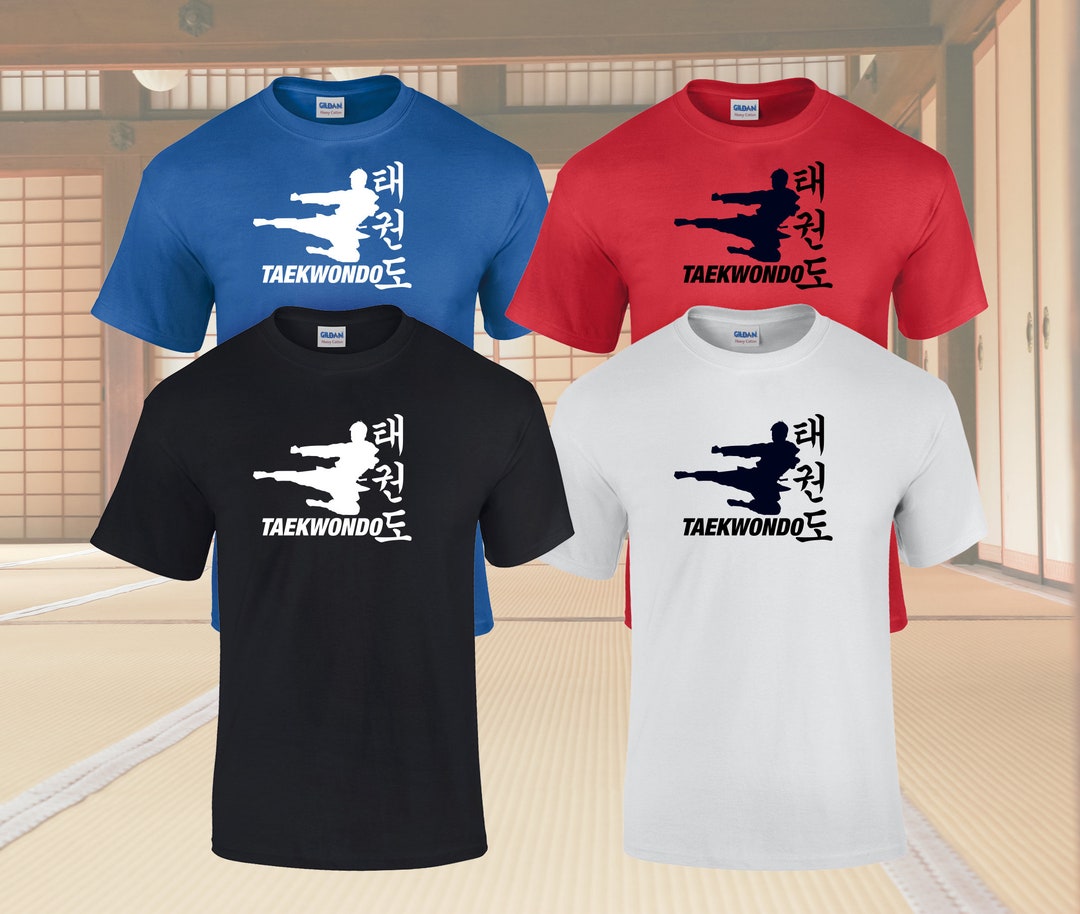 Taekwondo T-shirt TKD Shirt Martial Arts Kicker Men's Unisex Shirts - Etsy