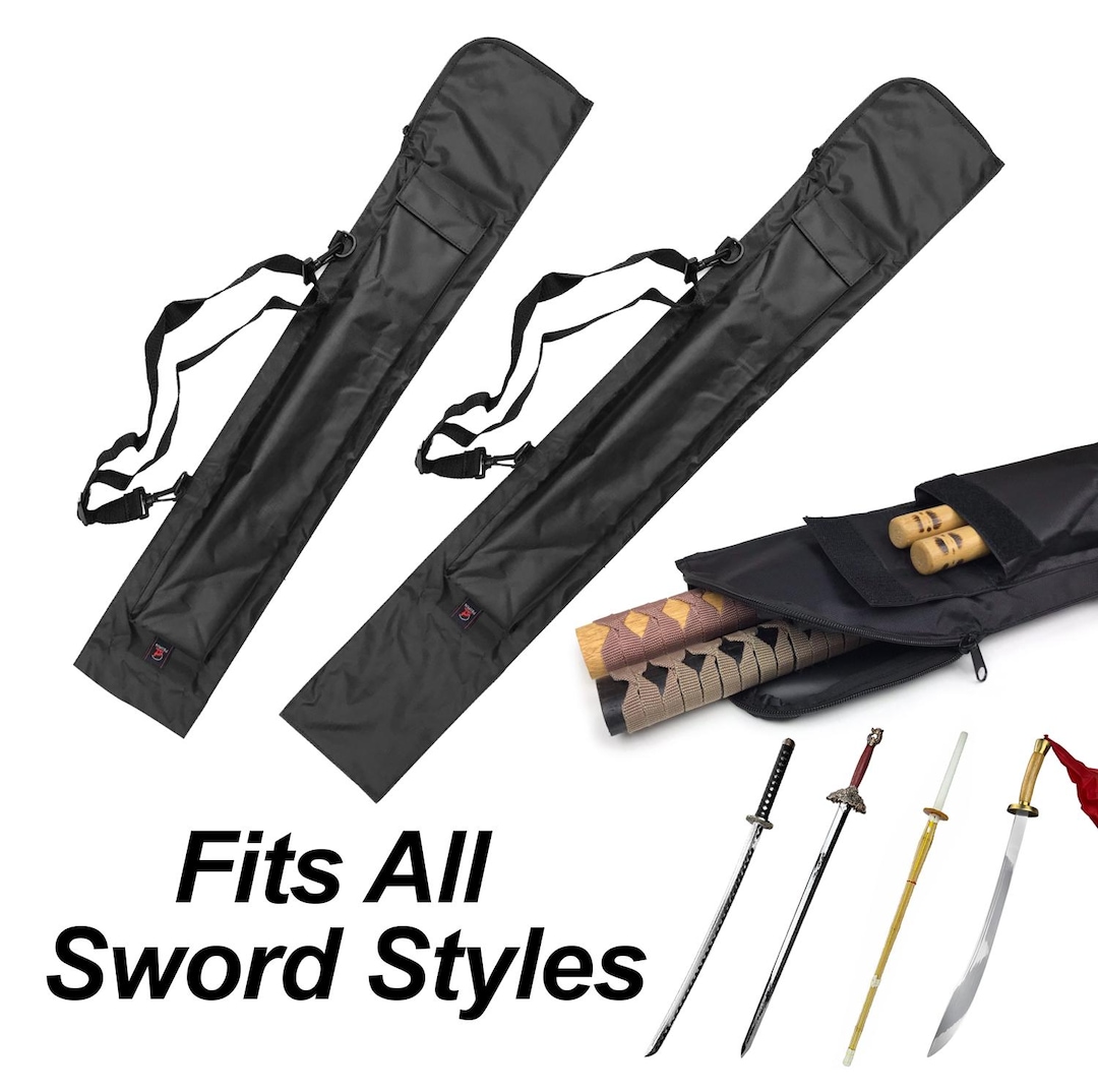 Deluxe Canvas Sword Carrying Case Sword Bag Martial Arts Weapons Case ...