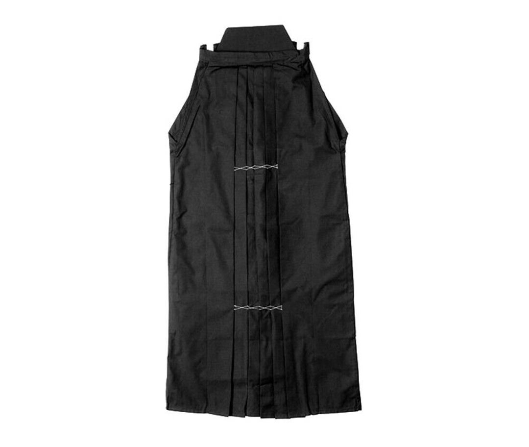 Japanese Kendo Hakama Pants, Martial Arts Kendogi Black Kendo Gi ...