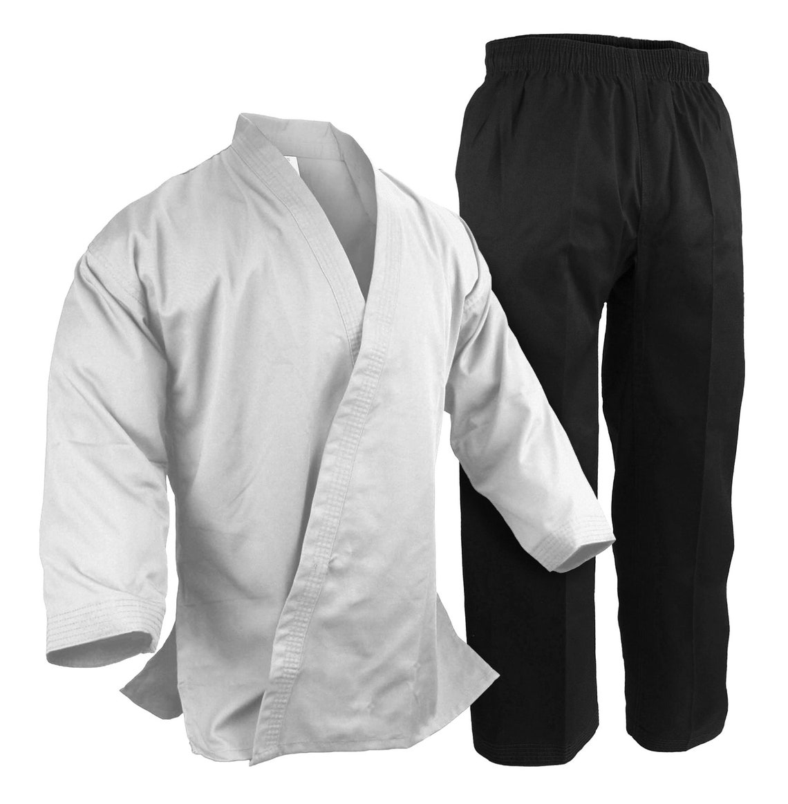 Karate Uniforms Gi With Black Pants, Master Instructor Martial Arts ...
