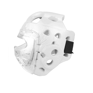 Full Face Headgear Martial Arts Head Guard Gear Sparring Protector With ...