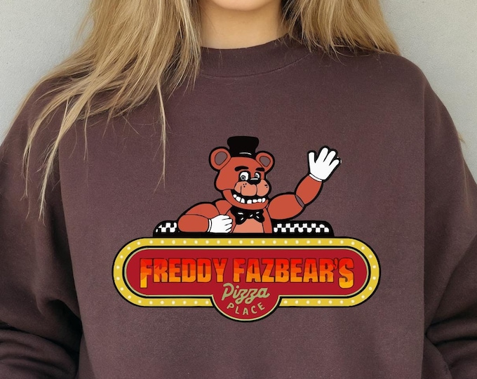 Freddy Fazbear's Pizza Place Sweatshirt | FNAF Inspired Hoodie, Cozy ...