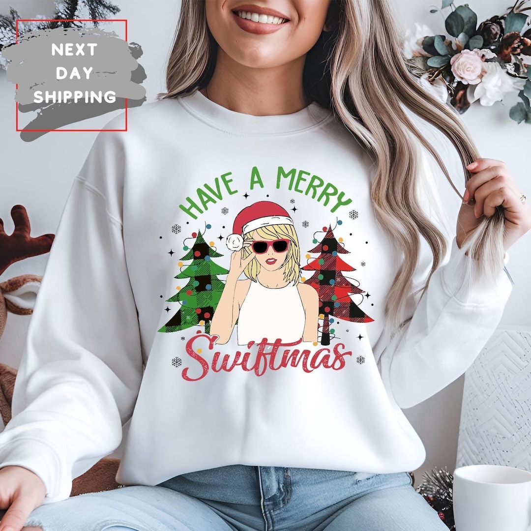 Have a Merry Swiftmas Sweatshirt, Christmas Sweater, Festive Swiftie ...