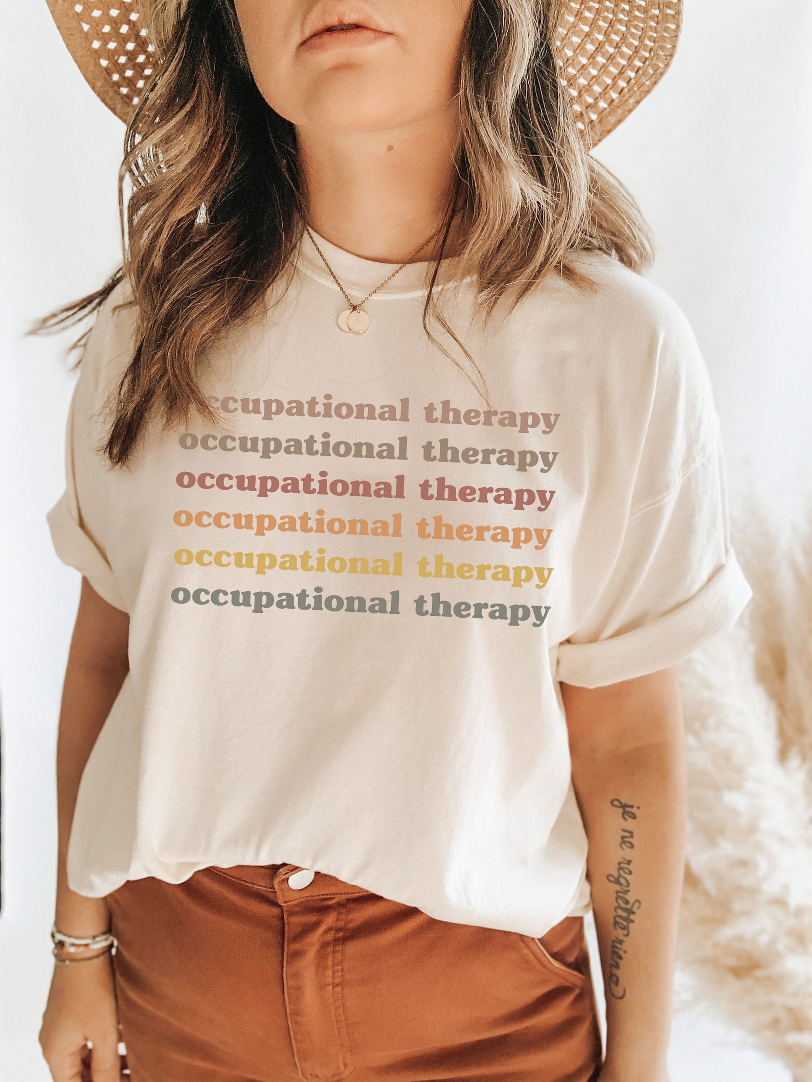 Occupational Therapy Boho Rainbow Tshirt OT Graduation Gift - Etsy