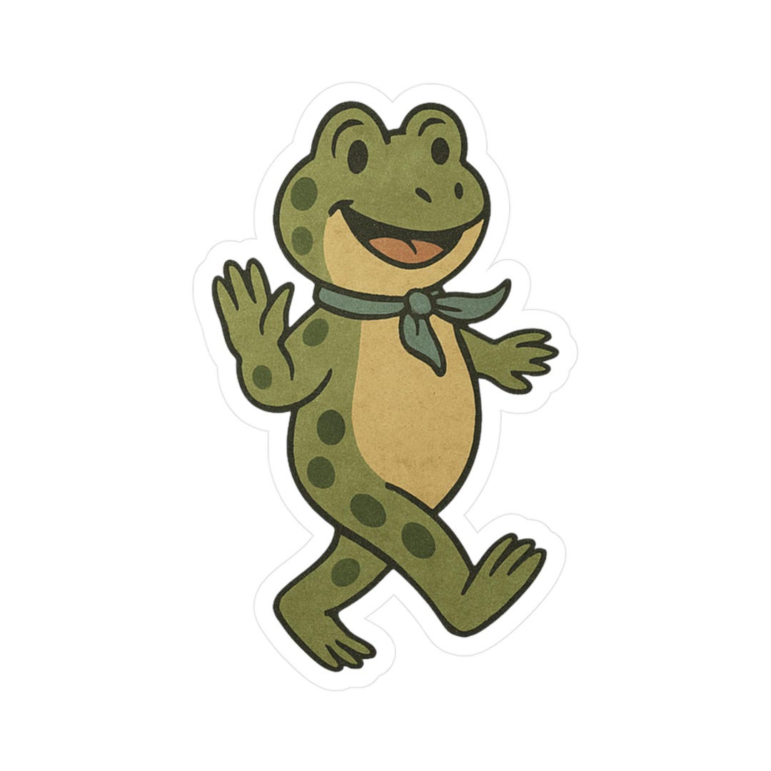 Frog Sticker: Subtle Anti Trump Frog Sticker, FDT Sticker, Waterproof ...