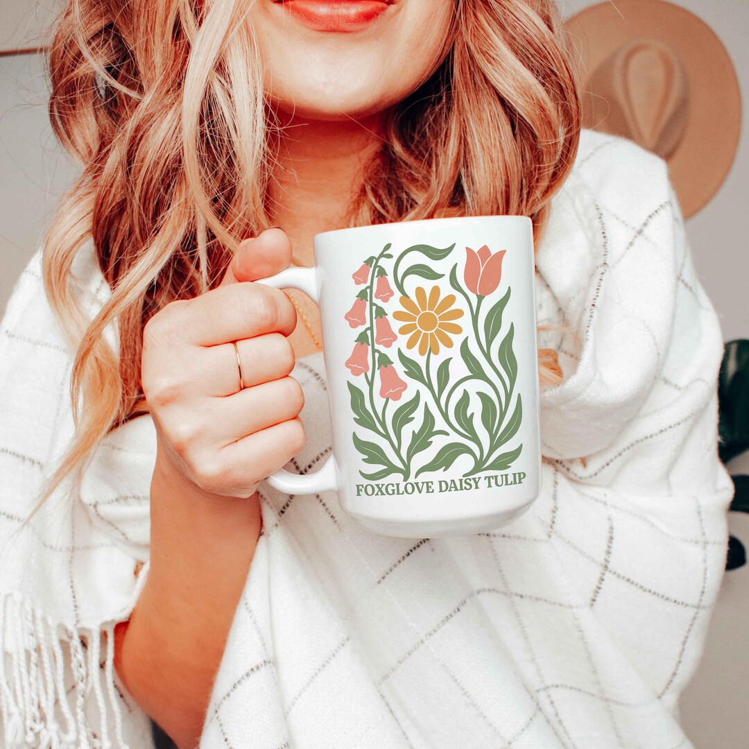 Foxglove Daisy Tulip, Subtle Anti Trump Coffee Mug, FDT Coffee Mug ...