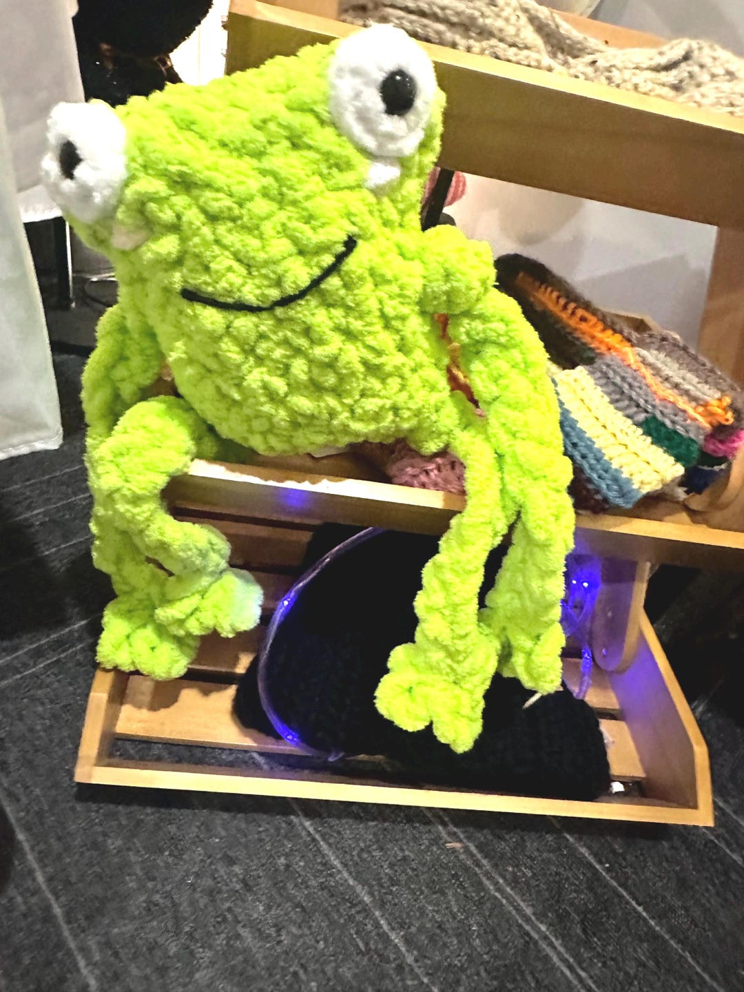 Plushie Frog-large - Etsy