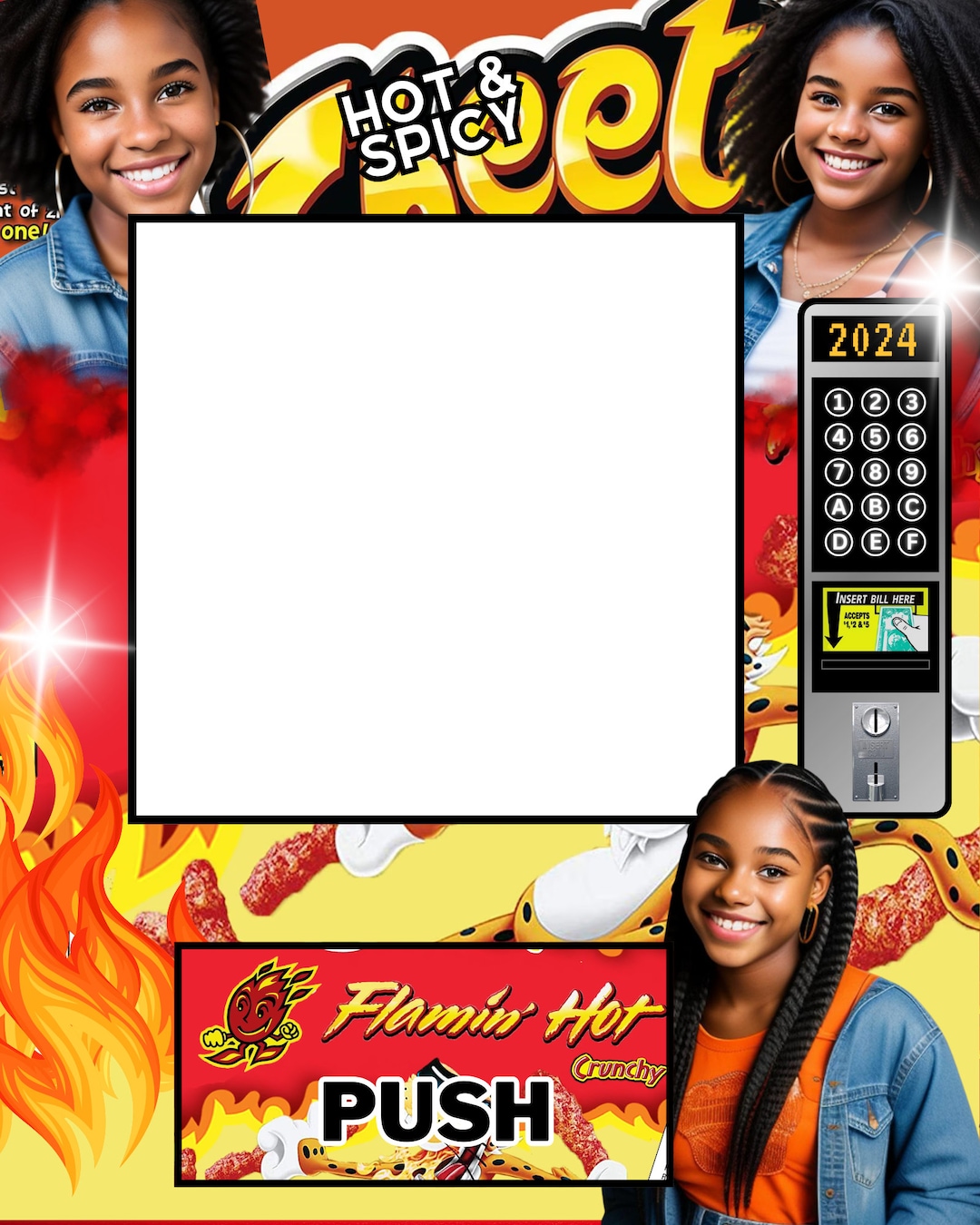 Hot, Birthday, Chips, Girl, Red, Spicy, Happy Birthday, - Etsy
