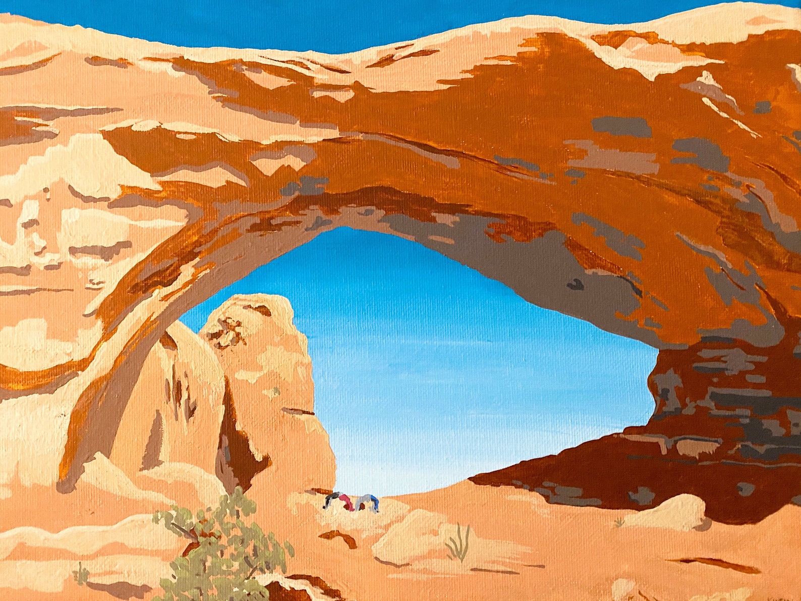 Desert Arch Landscape PRINTABLE Art - Perfect Digital File - Etsy