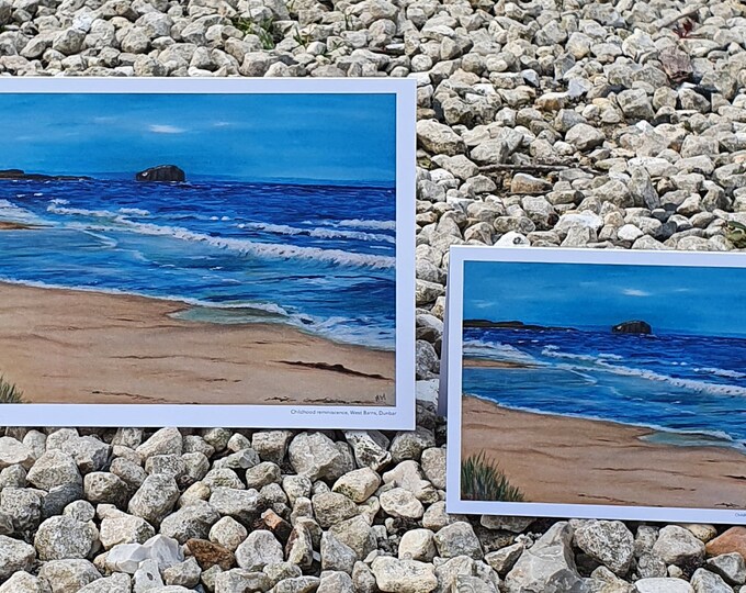 West Barns, Bass Rock Dunbar ( Childhood Reminiscence ) - Etsy