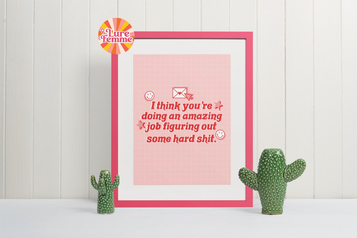 You're Doing An Amazing Job Print A4 A5 A6 Positive | Etsy