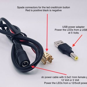 Coin Door/credit Buttons Wiring Harness - Etsy