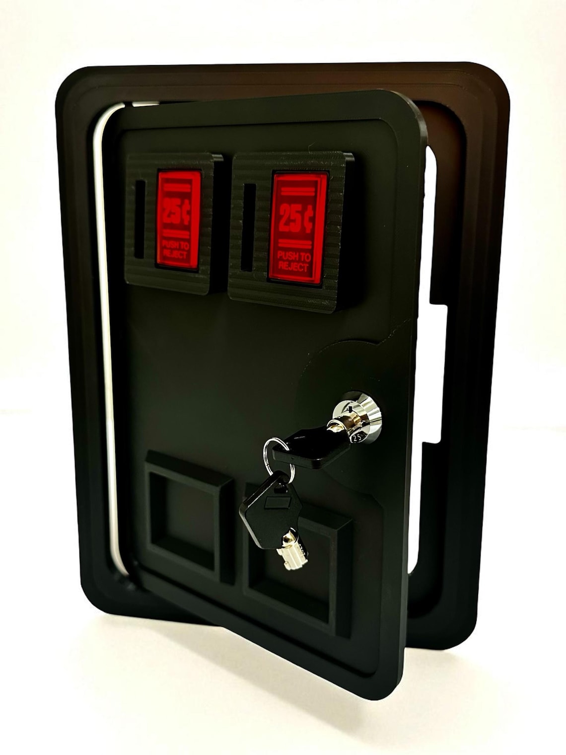 Authentic 3D Printed Arcade Coin Door With LED Credit Buttons ...