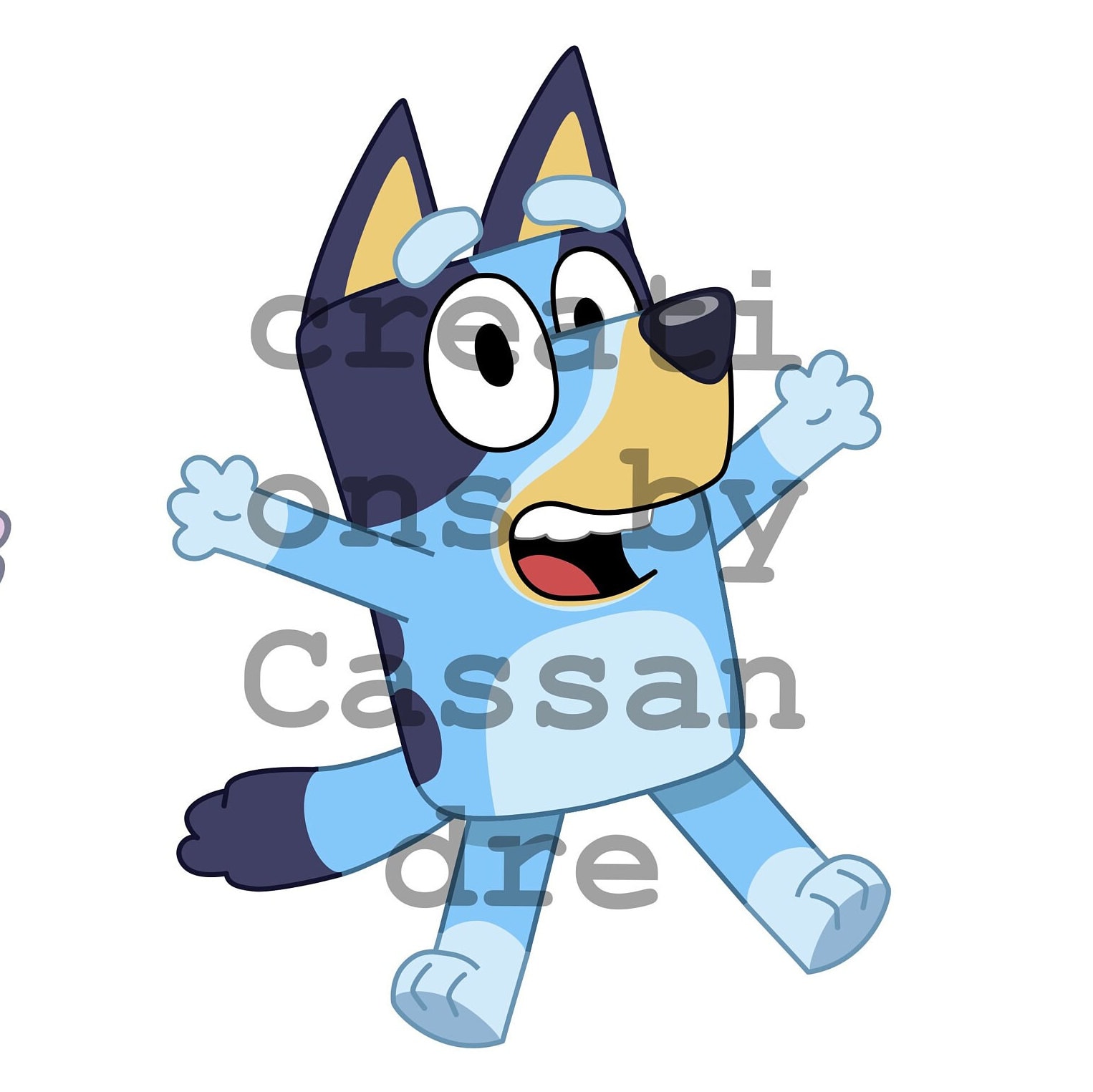 Bluey PNG Bingo PNG and bluey flowers for print circut - Etsy México