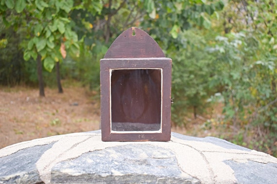 Antique wooden clock box Wooden wall clock box Old clock | Etsy