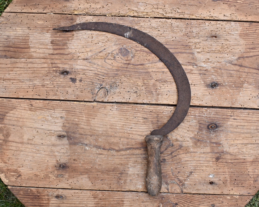 Vintage Hand Sickle: Primitive Farm Tool, Farmhouse Decor - Etsy