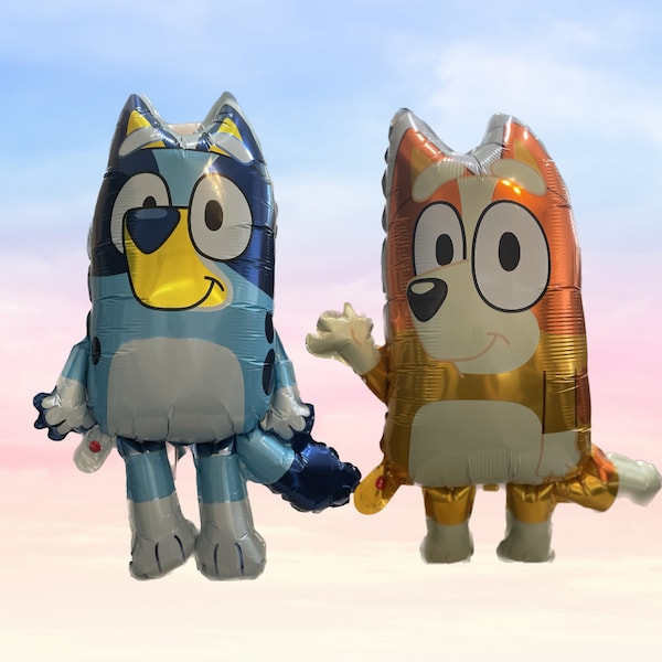 Bluey and Bingo Birthday Balloons - Etsy