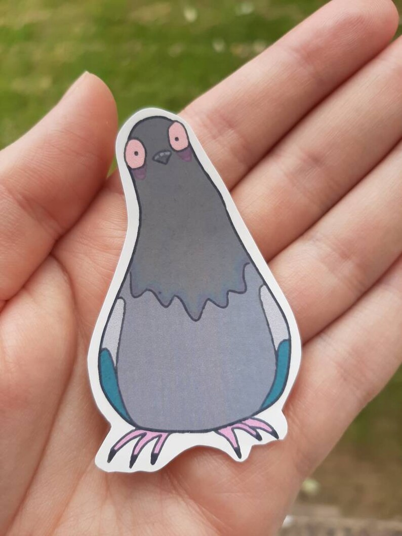Adorable Pigeon Stickers Kawaii Stickers Stationery for | Etsy