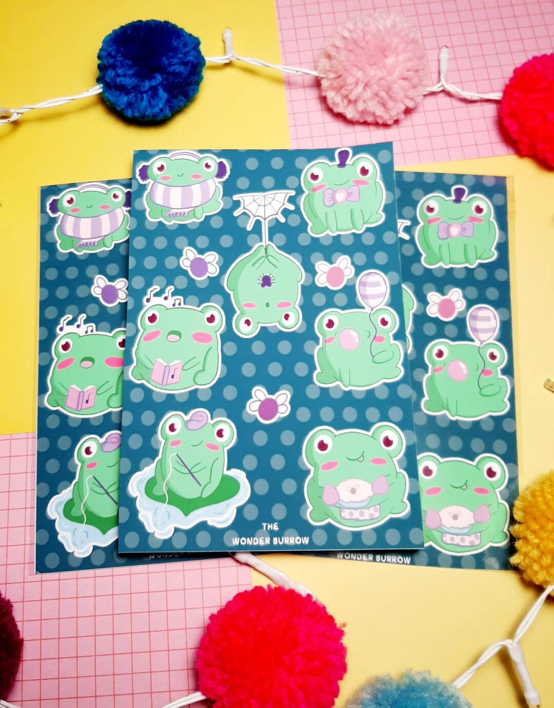 Cottage Core Frog Stickers, Hobby Frog, Scrapbooking, Bullet Journal ...