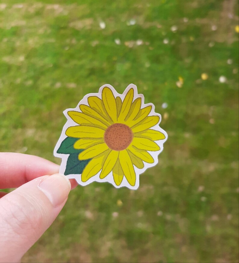 Cute Flower Stickers, Kawaii Stickers, Vinyl Stickers, Stationery for ...