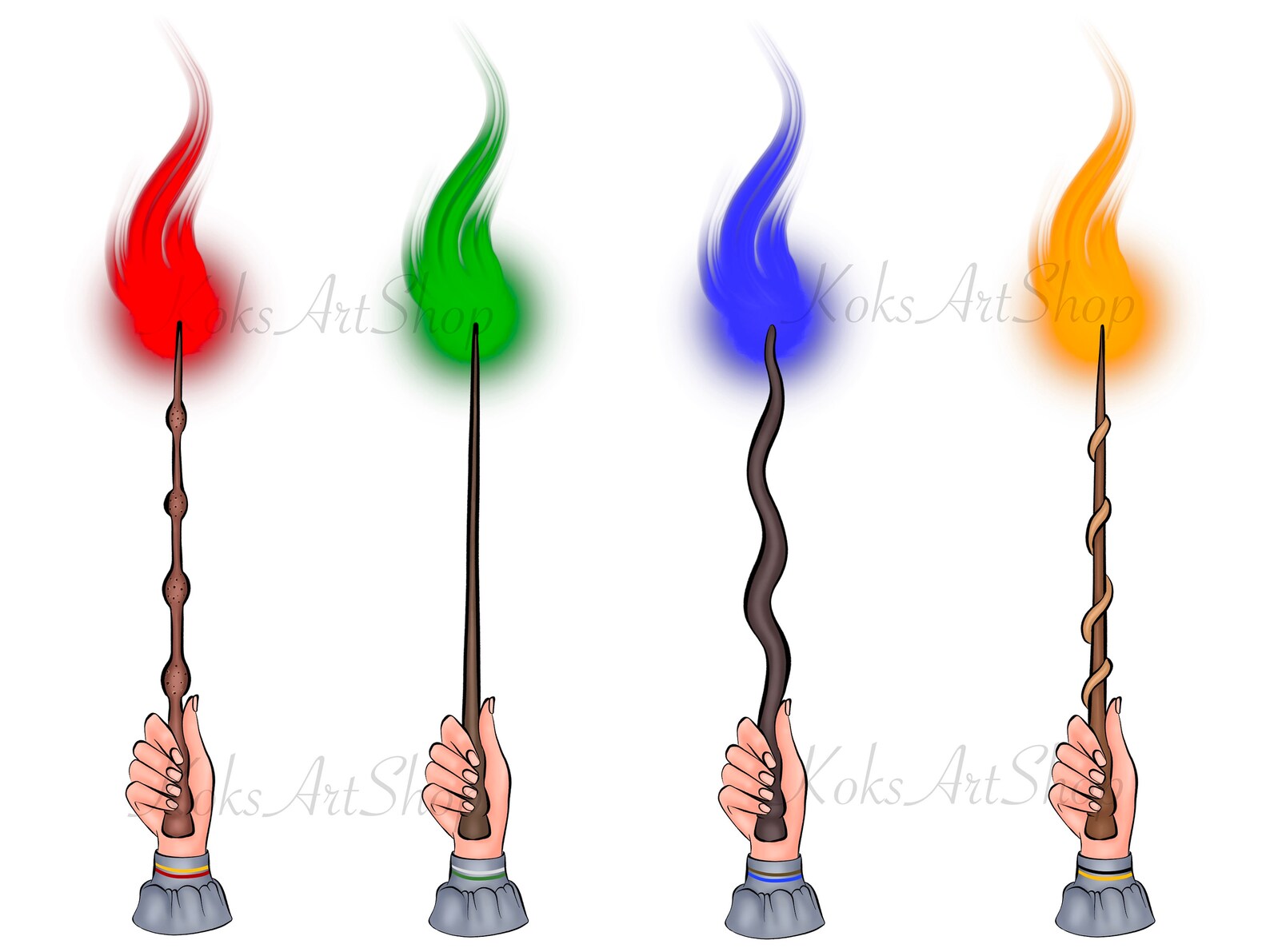 Magic Wand Clipart Magic School Clipart Magic School Png - Etsy
