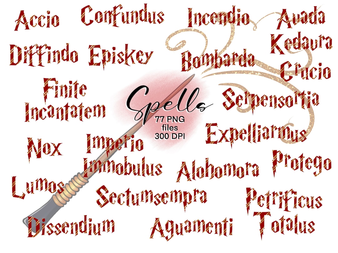 Spells Clipart, Spells Png, Spells Png Clipart, Magic School, Wizard ...