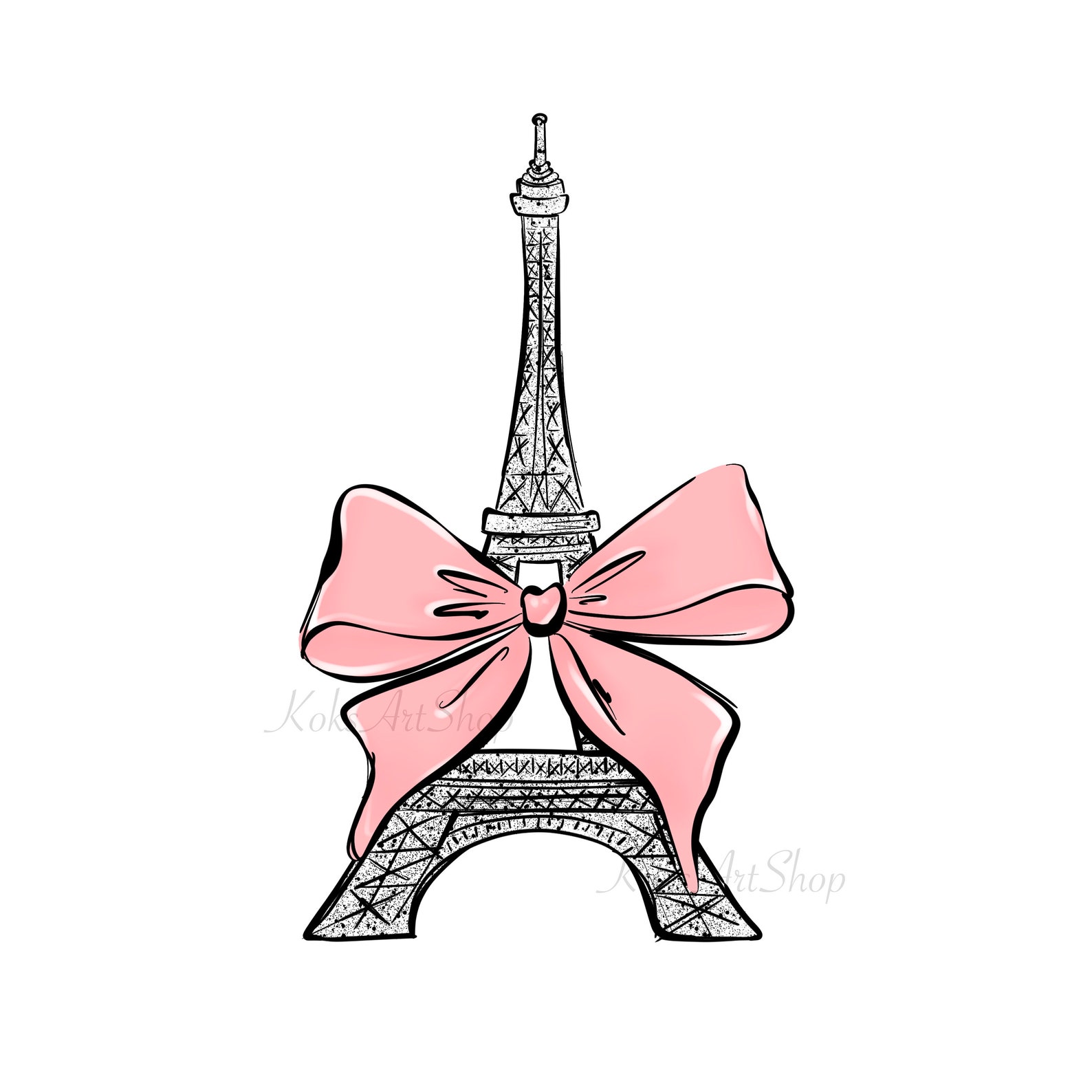 Eiffel Tower Png Eiffel Tower Clip Art Eiffel Tower - Etsy