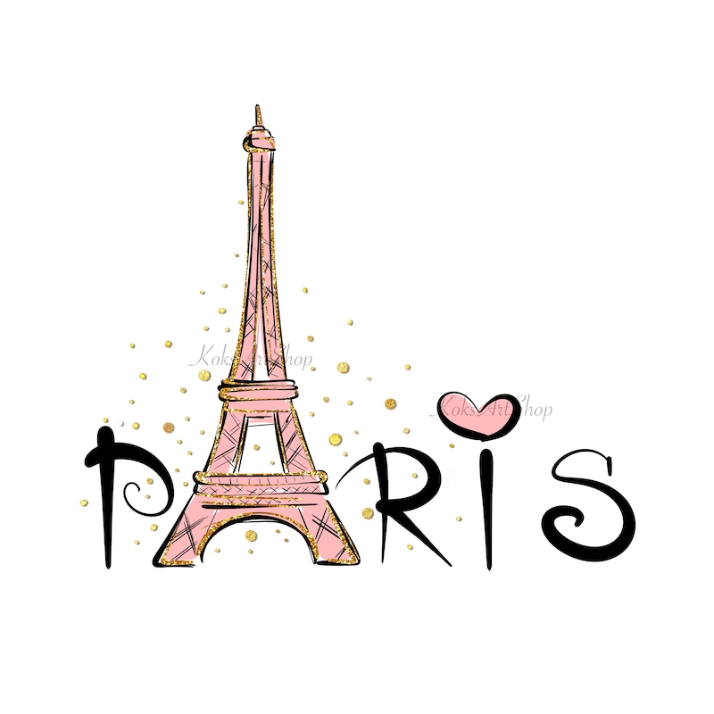 Eiffel Tower Clipart - Etsy