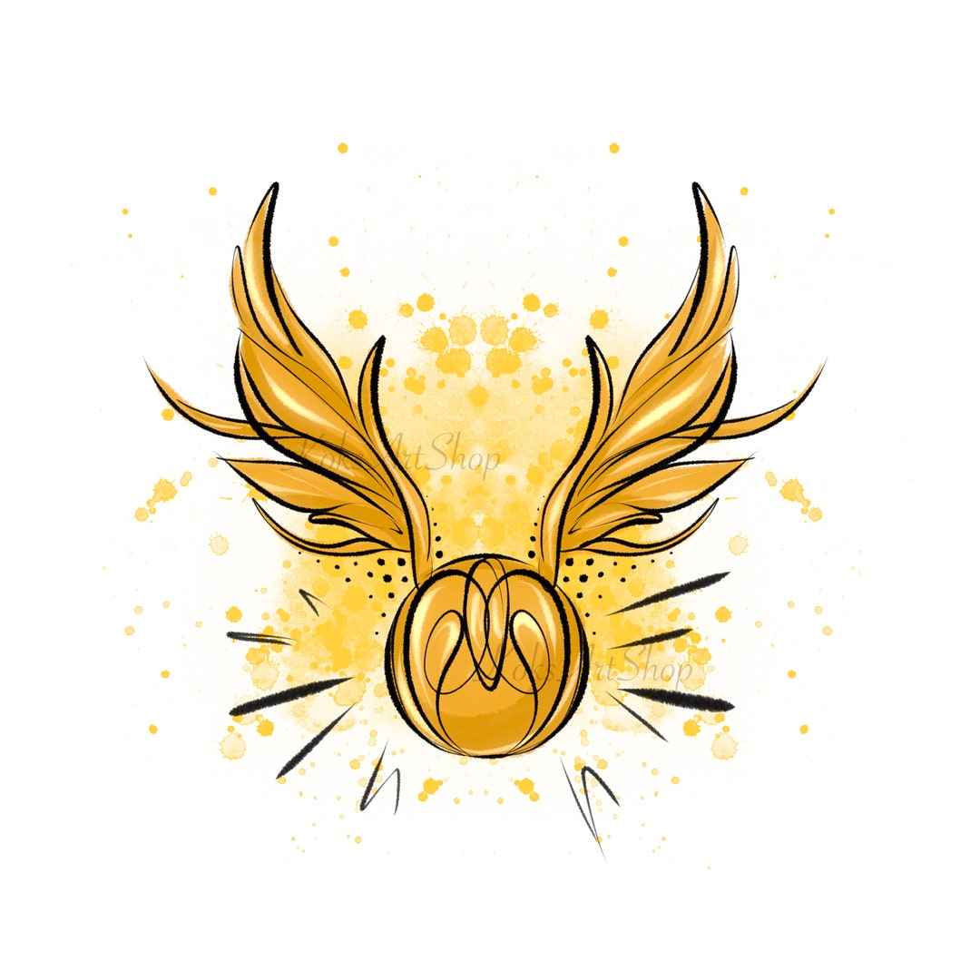 Golden Ball With Wings, Golden Snitch, Snitch, Golden Wings, Magic ...