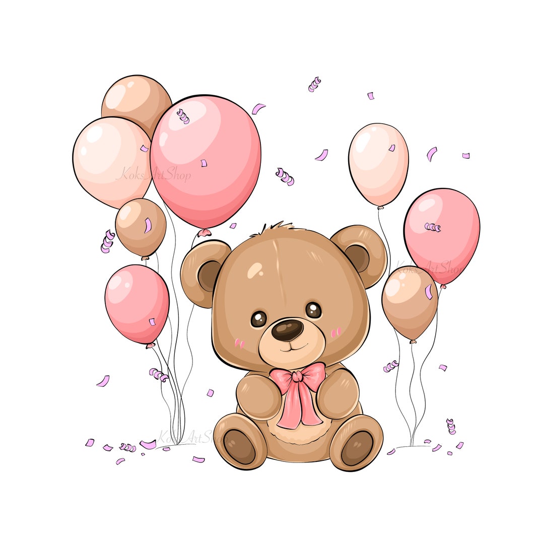 Teddy Bear Clipart, Baby Shower Png Clipart, Baby Shower Clipart ...